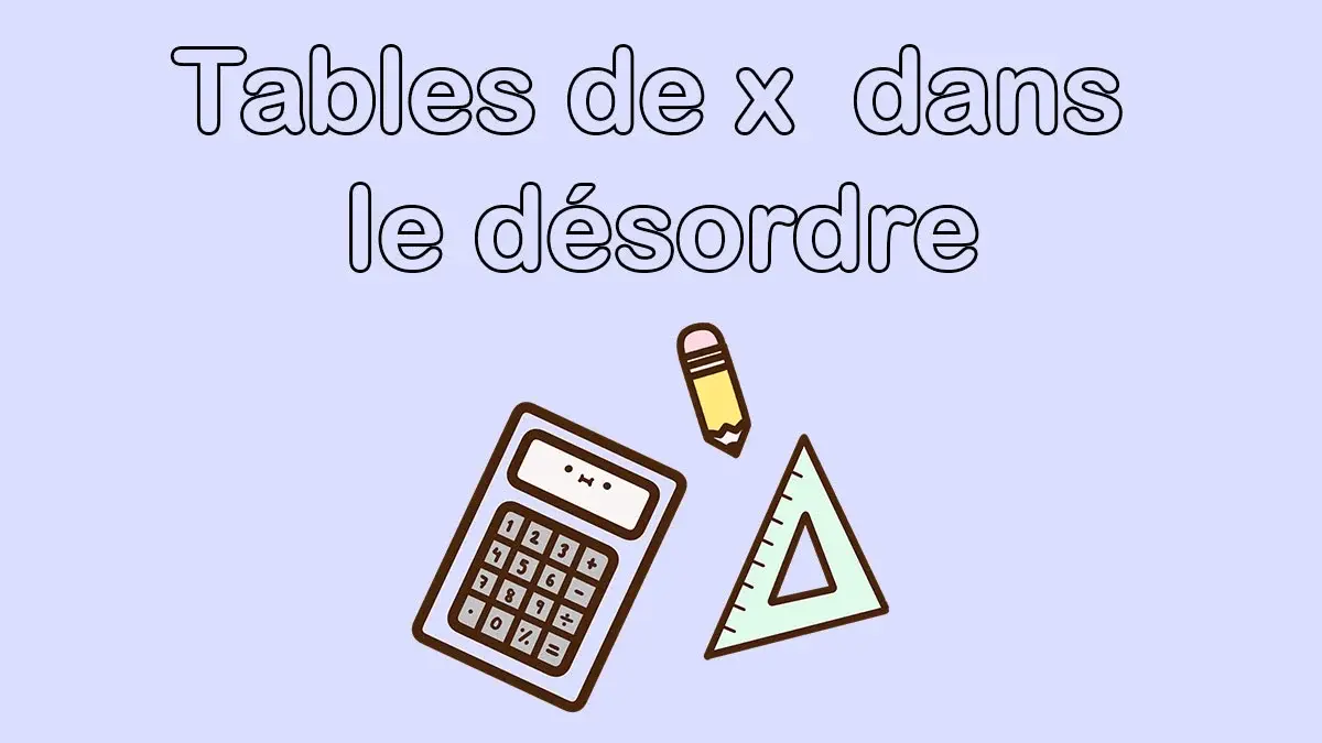 Exercice en ligne : Tables de multiplication dans le désordre - Calcul ...